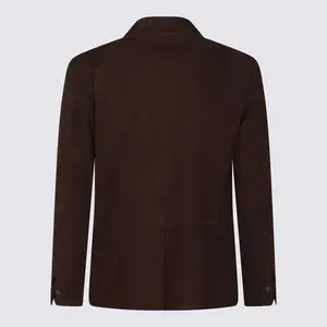 Canali Long-sleeved Single-breasted Jacket