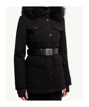 Moncler Linotte Shearling-trimmed Down Ski Jacket