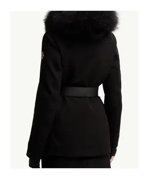 Moncler Linotte Shearling-trimmed Down Ski Jacket