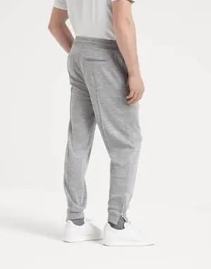 Brunello Cucinelli Drawstring Trousers With Pressed Crease