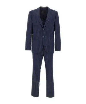 Hugo Boss Two-piece Striped Tailored Suit