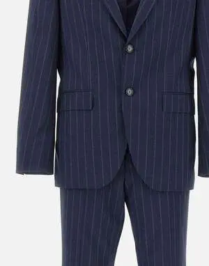 Hugo Boss Two-piece Striped Tailored Suit