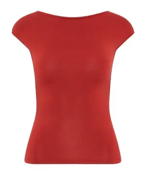 ST. AGNI Backless Knit Top