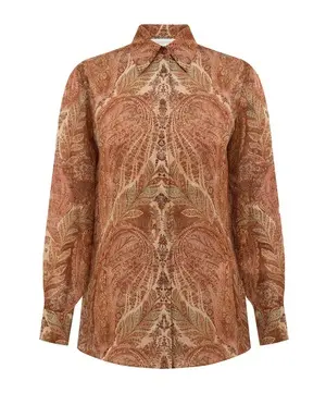 Zimmermann Paisley Print Shirts