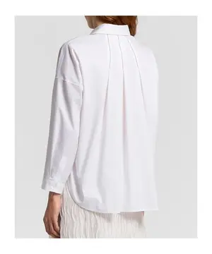 Peserico Long Sleeve Pleated Shirt