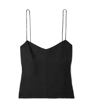 ST. AGNI Spaghetti Strap Camisole - Black