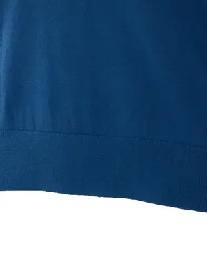 Patrizia Pepe Long Sleeve Sweater With Logo Charm