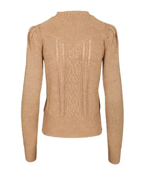 Isabel Marant Étoile Cable-knit Puff Sleeve Sweater