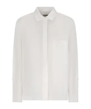 DARKPARK Long Sleeve Shirt With Patch Pocket