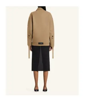 COURREGES Short Zip Trench Coat - Hazel