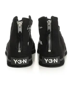 Y3 X Neighborhood Nizza Hi Sneakers - Black