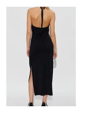 COURREGES Off-the-shoulder Dress With Back Bow Detail