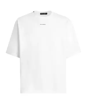Dolce & Gabbana Dolce Gabbana Logo Printed Crewneck T-shirt - No