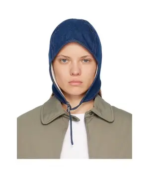 Acne Studios Denim Drawstring Hood