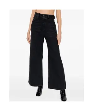 DIESEL® 1996-d-sire Wide Leg Jeans - Black