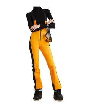 Mackage Gia Ski Overalls With Zippered Cuffs - Orange