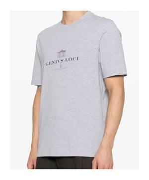 Brunello Cucinelli Printed Jersey Crewneck T-shirt