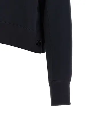 Sacai Drawstring Long-sleeved Hoodie - Blue