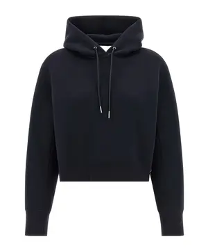 Sacai Drawstring Long-sleeved Hoodie - Blue