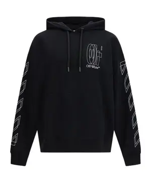 Off-White Double Arrow Skate Hoodie - Black