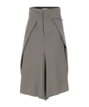 Victoria Beckham Asymmetrical Midi Skirt