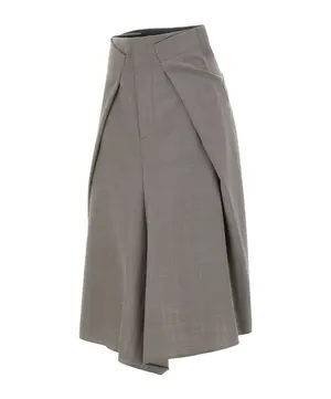 Victoria Beckham Asymmetrical Midi Skirt