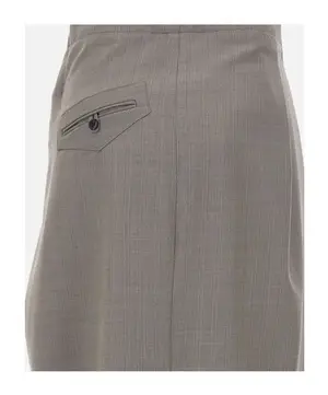 Victoria Beckham Asymmetrical Midi Skirt