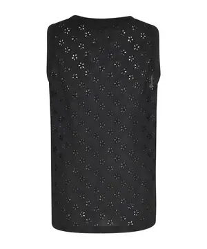 SEMICOUTURE Crew Neck Cutout Vest