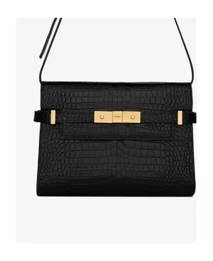 Saint Laurent Manhattan Small Shoulder Bag - Black