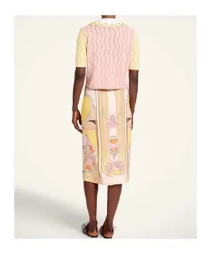 La DoubleJ Printed Pencil Skirt