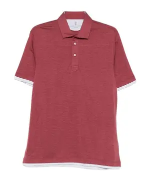 Brunello Cucinelli Short-sleeve Polo Shirt