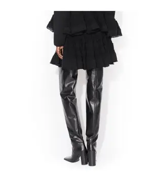 Alaïa Wool Crinoline Skirt - Black