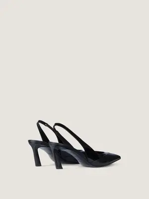 Givenchy Spiky Slingback Pumps - Black