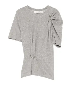 KIMHEKIM Short Sleeve T-shirt With Gathered Detail
