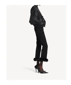 Balenciaga Zip-up Bomber Jacket With Embroidered Logo