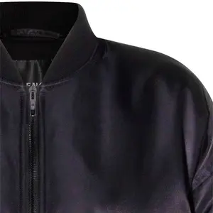 Balenciaga Zip-up Bomber Jacket With Embroidered Logo