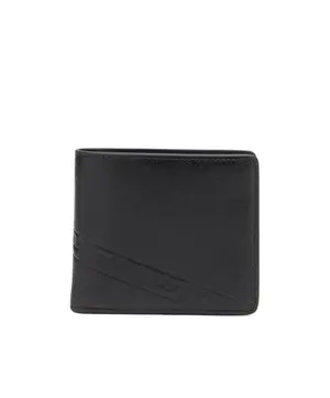 DIESEL® Leather Bi-fold Wallet - Black