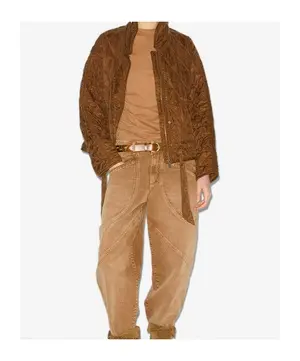 Isabel Marant Étoile Zakiane Quilted Jacket - Tabacco