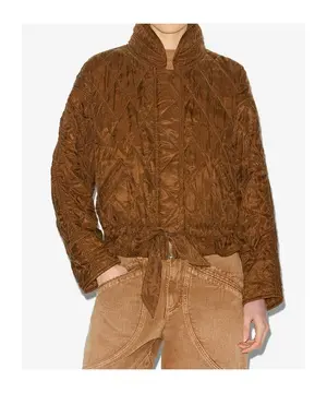 Isabel Marant Étoile Zakiane Quilted Jacket - Tabacco