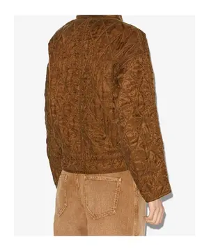 Isabel Marant Étoile Zakiane Quilted Jacket - Tabacco