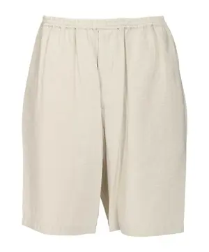Emporio Armani Peach-finish Bermuda Shorts - Beige
