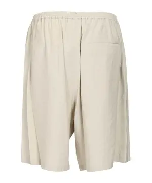 Emporio Armani Peach-finish Bermuda Shorts - Beige