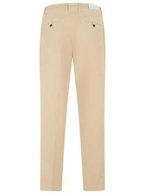 Eleventy Pleated Tailored Trousers - Beige