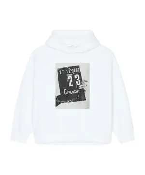Givenchy Clapperboard Printed Hoodie - White/black