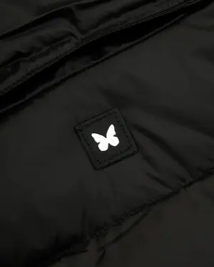 Max Mara Hooded Quilted Down Jacket - Black