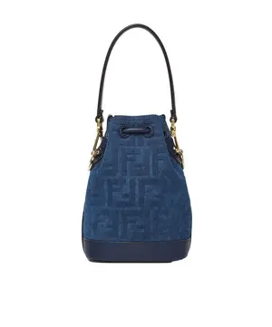 Fendi Mon Tresor Ff Jacquard Bucket Bag