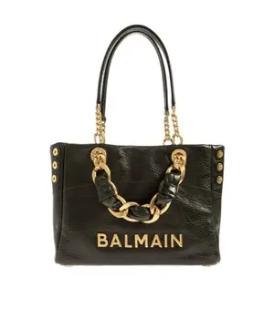 Balmain 1945 Soft Small Handbag - Black