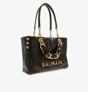 Balmain 1945 Soft Small Handbag - Black