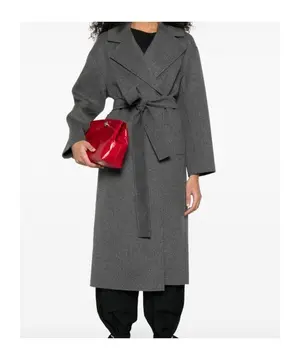 Max Mara Belted Coat - Black