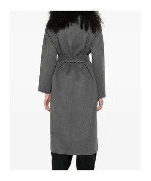 Max Mara Belted Coat - Black